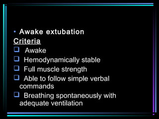 Conduction of general anesthesia | PPT