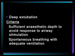 Conduction of general anesthesia | PPT