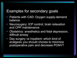 Conduction of general anesthesia | PPT