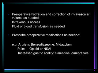 Conduction of general anesthesia | PPT