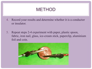 Conductionofmaterialsprac | PPTX