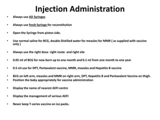 Conduction of safe_immunization | PPTX