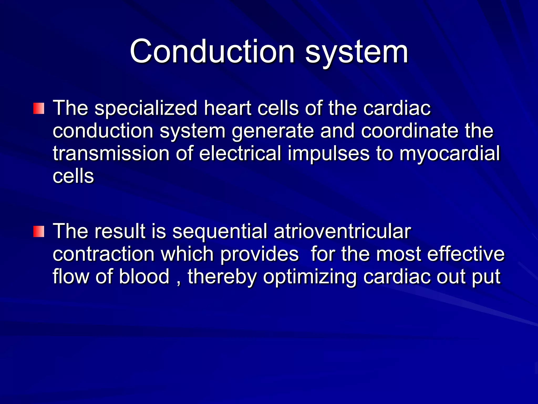 Conduction system of heart | PPTX