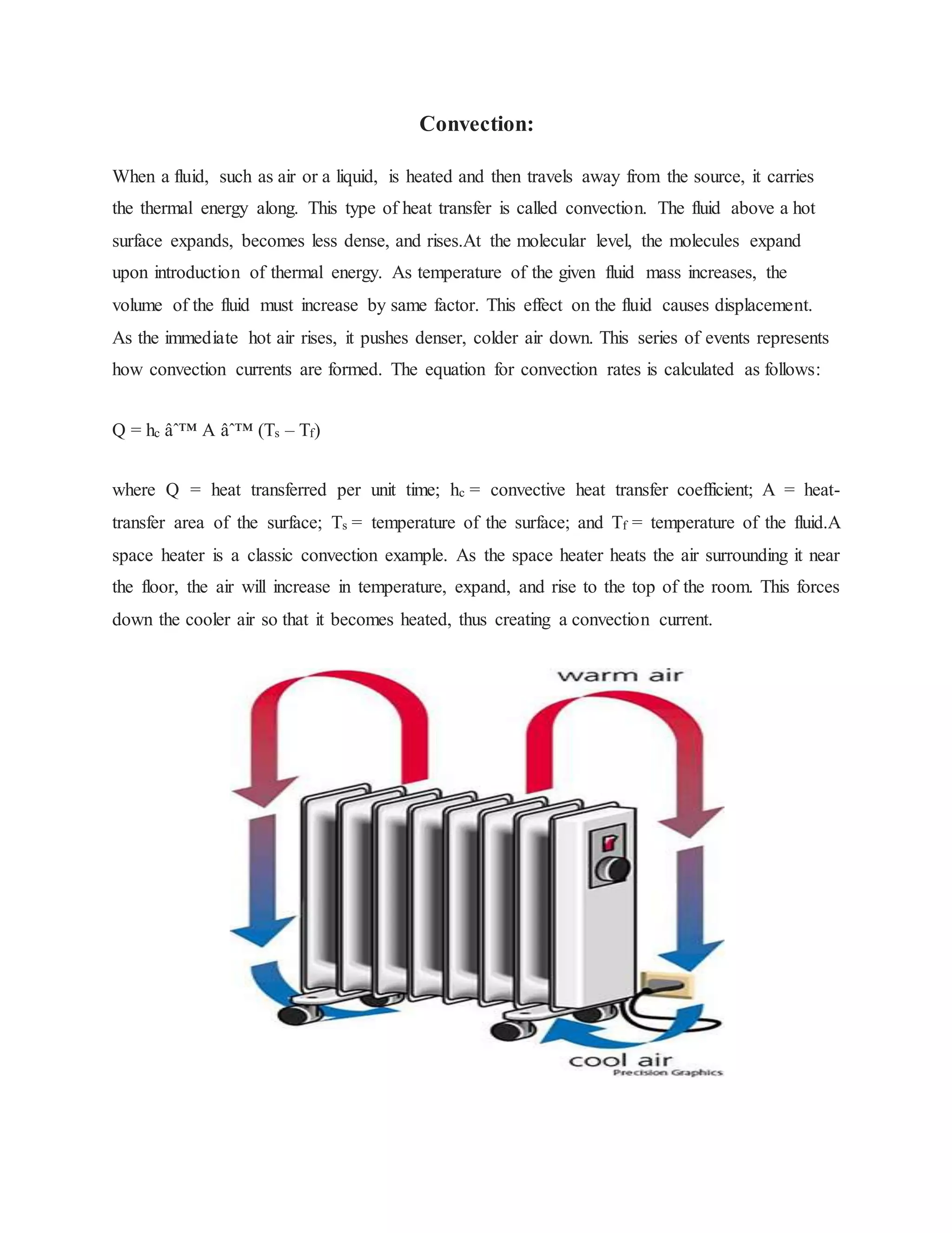 Conduction type, convectonsand its types, radiations and its types . | PDF