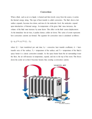 Conduction type, convectonsand its types, radiations and its types . | PDF