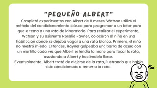 Diapositivas de conductismo y John b watson | PDF