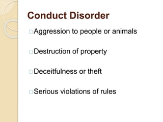 Work with Children with Conduct Issues | PPT | Free Download