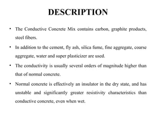 Conductive concrete ppt (1) | PPT