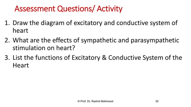 Conductive system of the heart rmc 2 | PPT