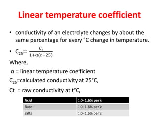 Conductivity measurement | PPTX