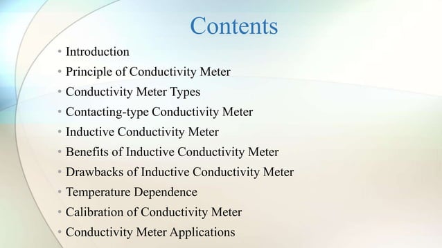 Conductivity Meter | PPTX