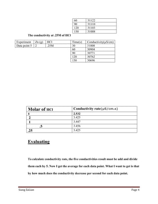 Conductivity rate | DOCX
