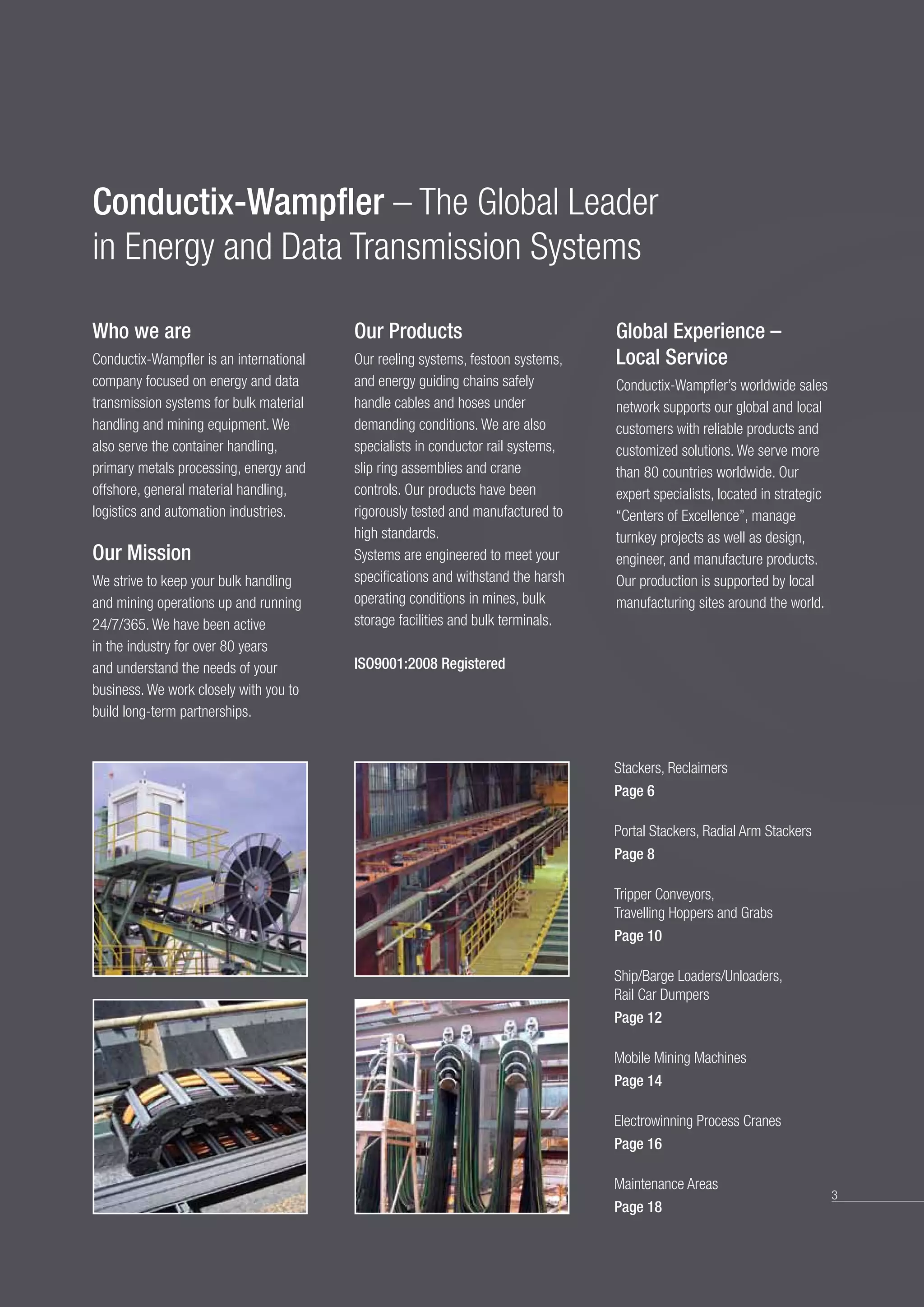 Conductix Wampfler - Bulk Material Handling & Mining Electrification ...