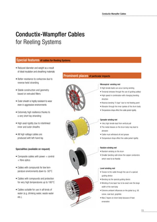 Conductix Wampfler Product Overview Cables | PDF