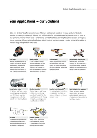 Conductix Wampfler Product Overview Cables | PDF