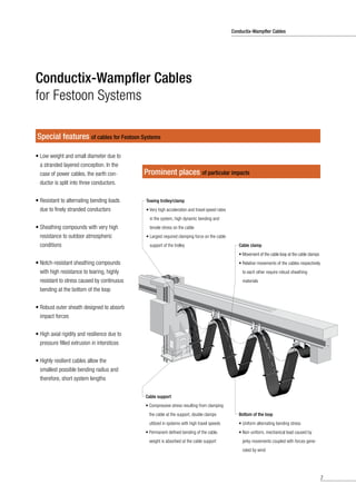 Conductix Wampfler Product Overview Cables | PDF