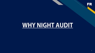 Conduct night audit | PDF