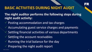 Conduct night audit | PDF