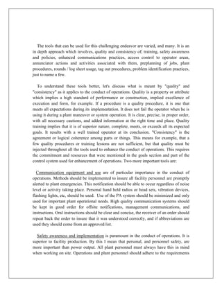 Conduct Of Operations | PDF