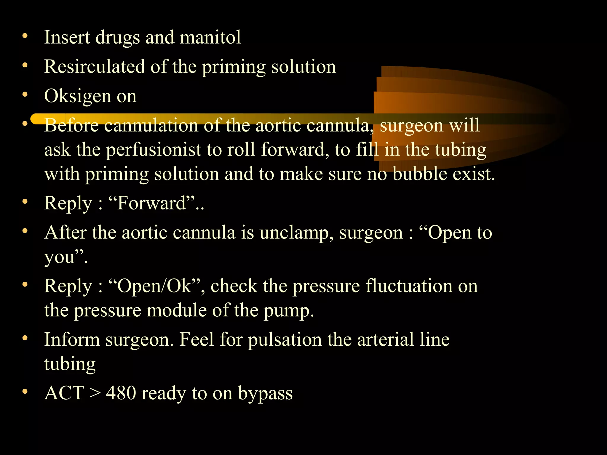 Conduct of perfusion | PPT