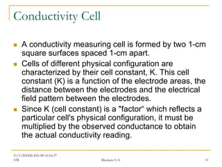 Conductomery new | PPTX | Chemistry | Science