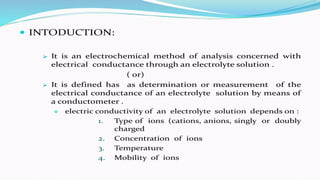 CONDUCTOMETRIC TITRATION by himal ghimire.pptx