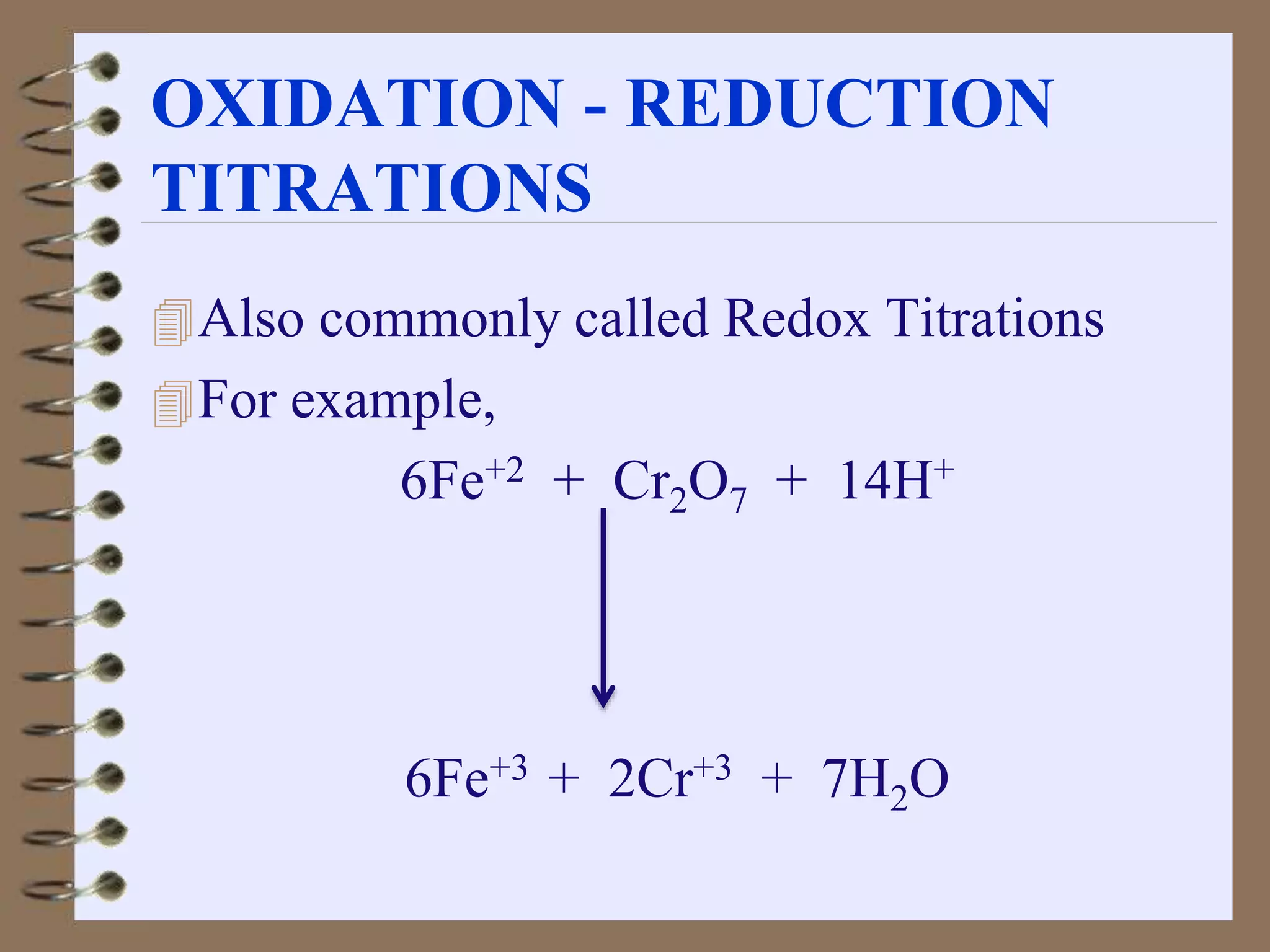 Conductometric titrations copy | PPTX