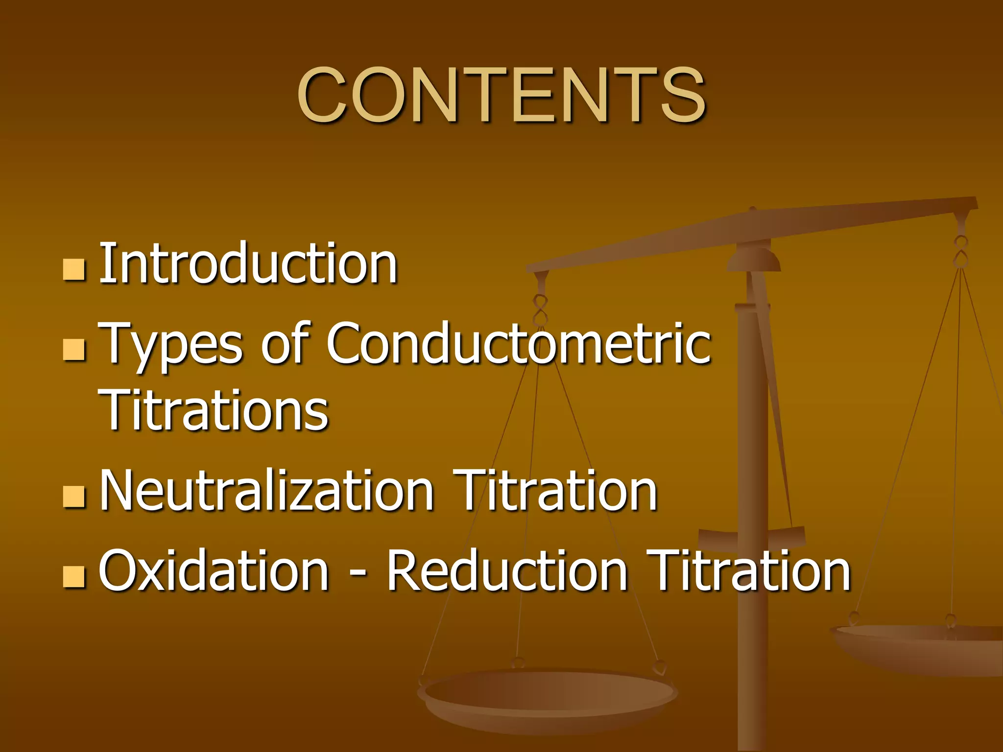 Conductometric titrations copy | PPTX