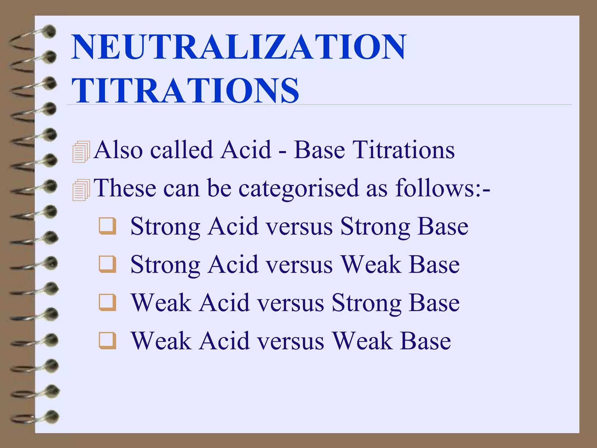 Conductometric titrations copy | PPTX