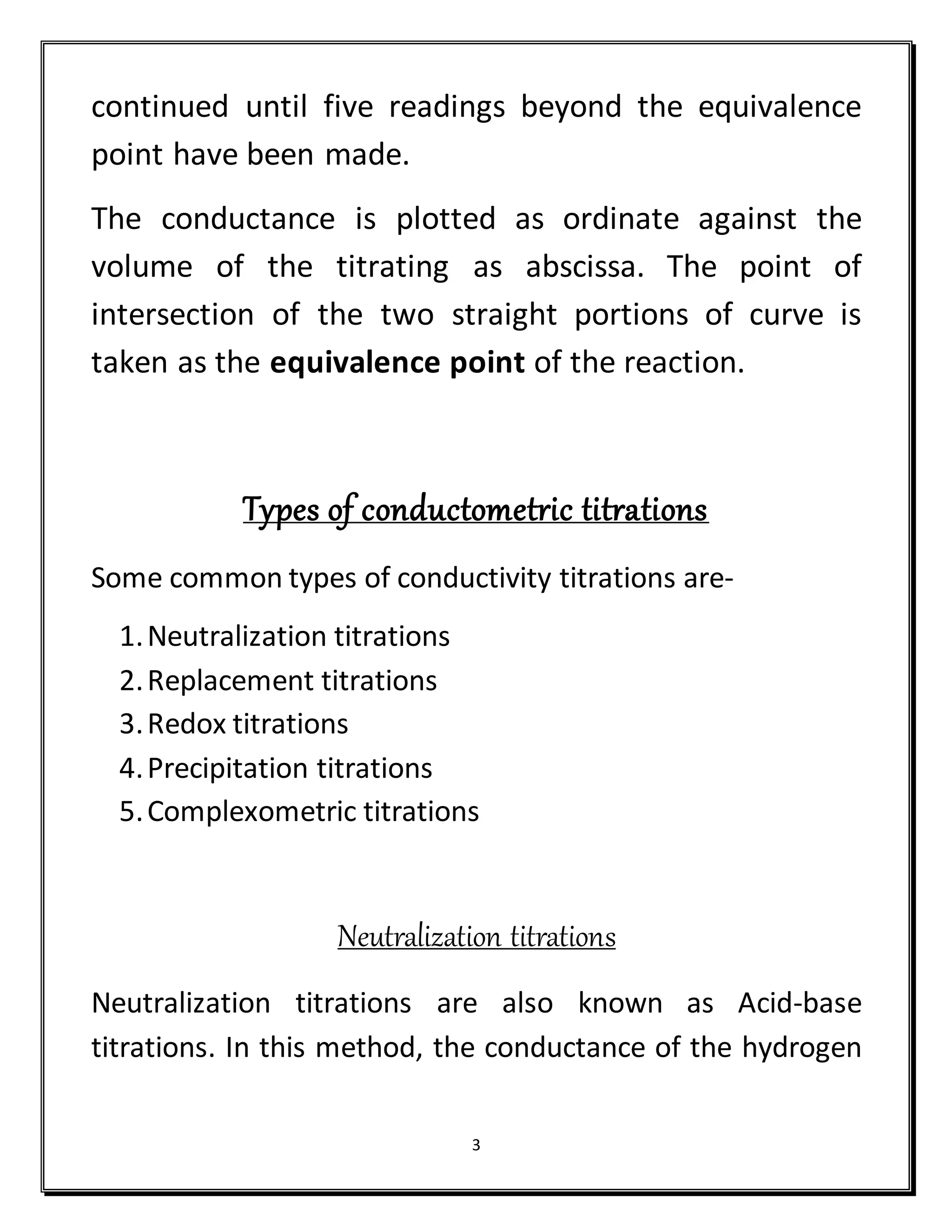 Conductometric titrations (1) | DOCX