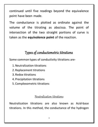 Conductometric titrations (1) | DOCX