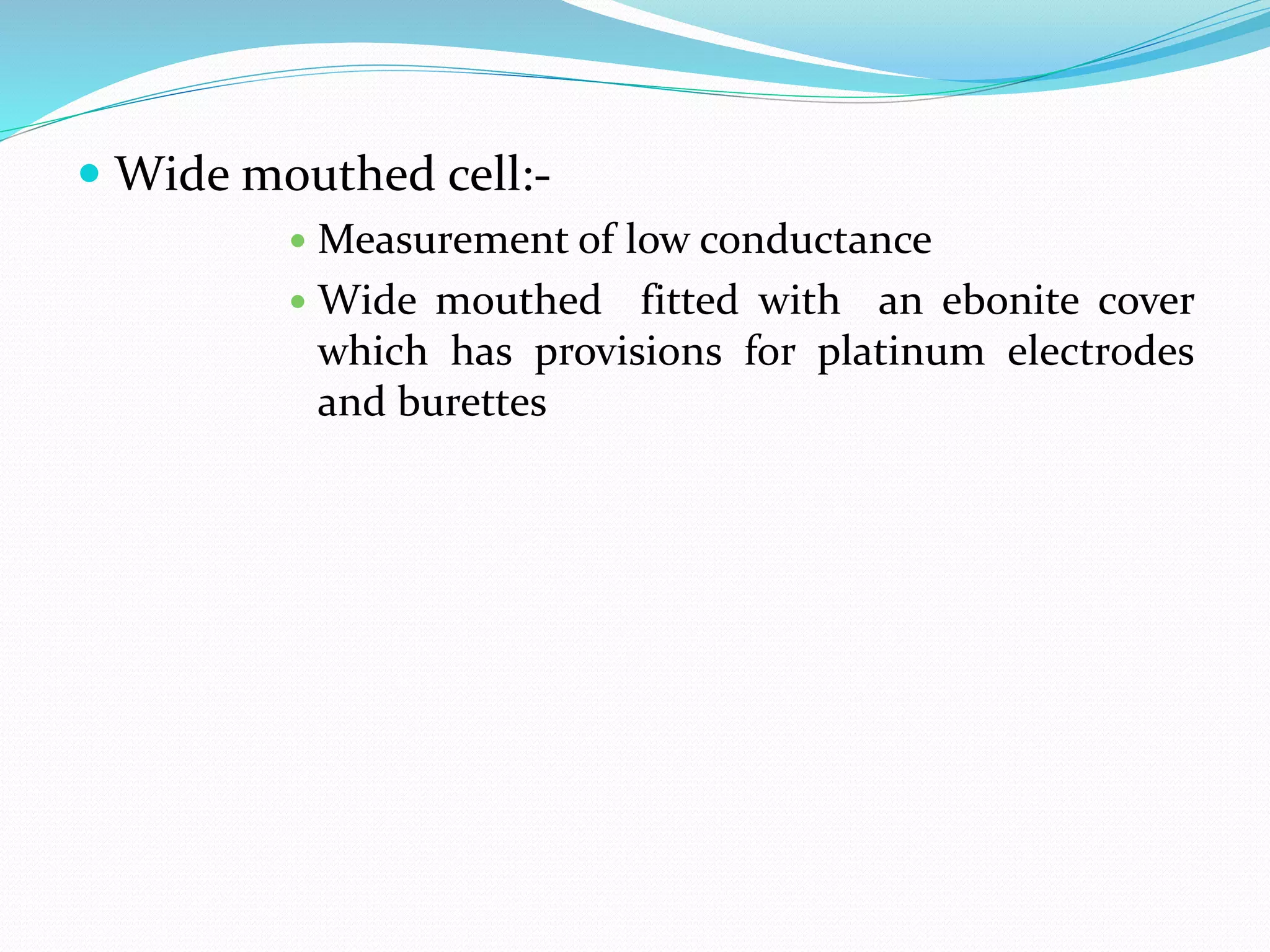 Conductometry titration | PPTX