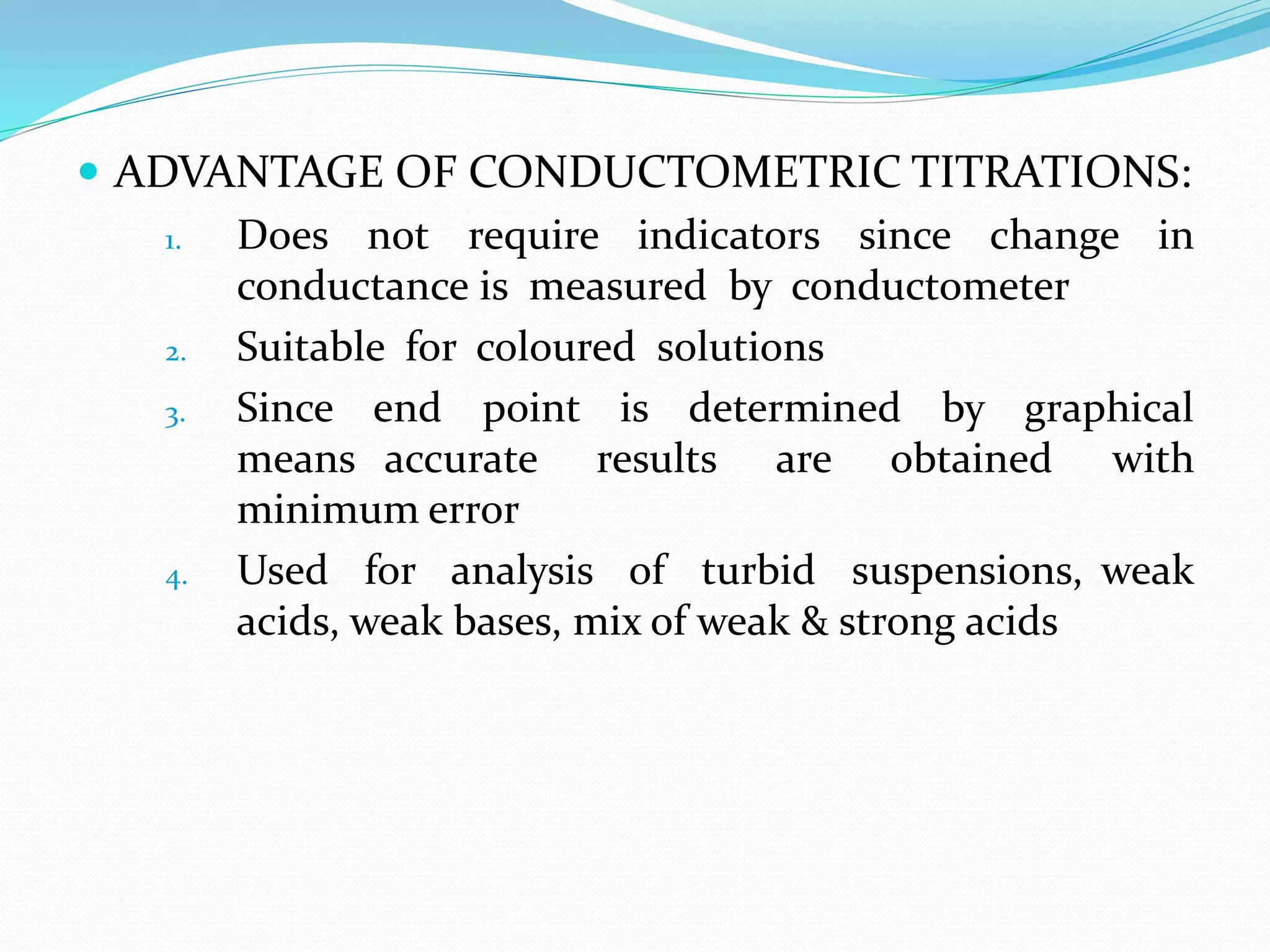 Conductometry titration | PPTX