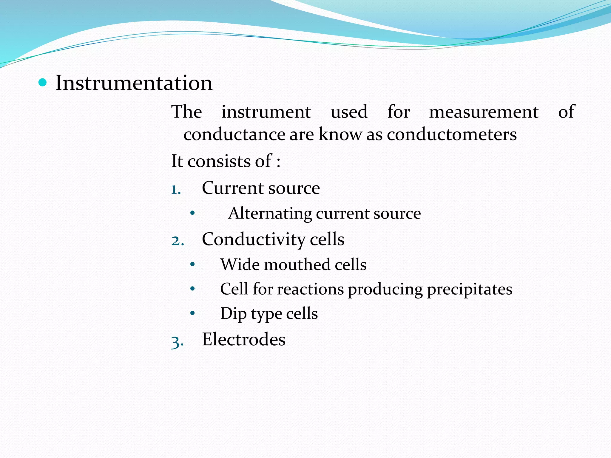 Conductometry titration | PPTX
