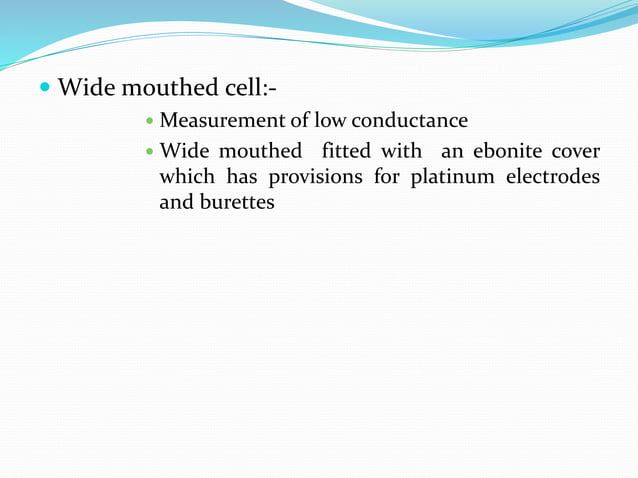 Conductometry titration | PPTX | Chemistry | Science