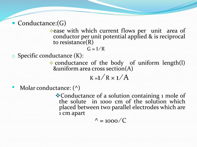 Conductometry titration | PPTX | Chemistry | Science