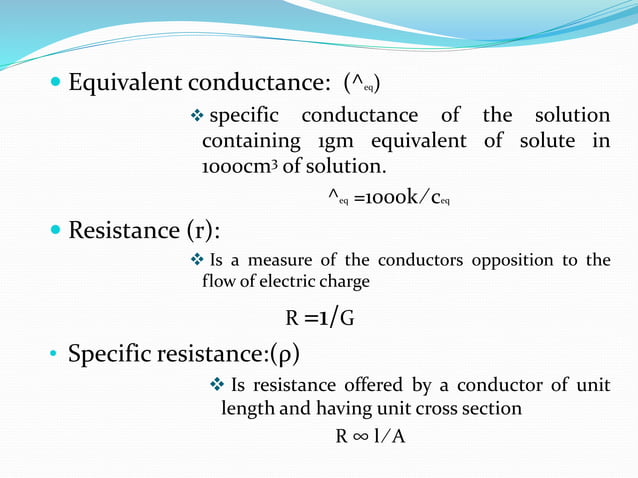 Conductometry titration | PPTX | Chemistry | Science