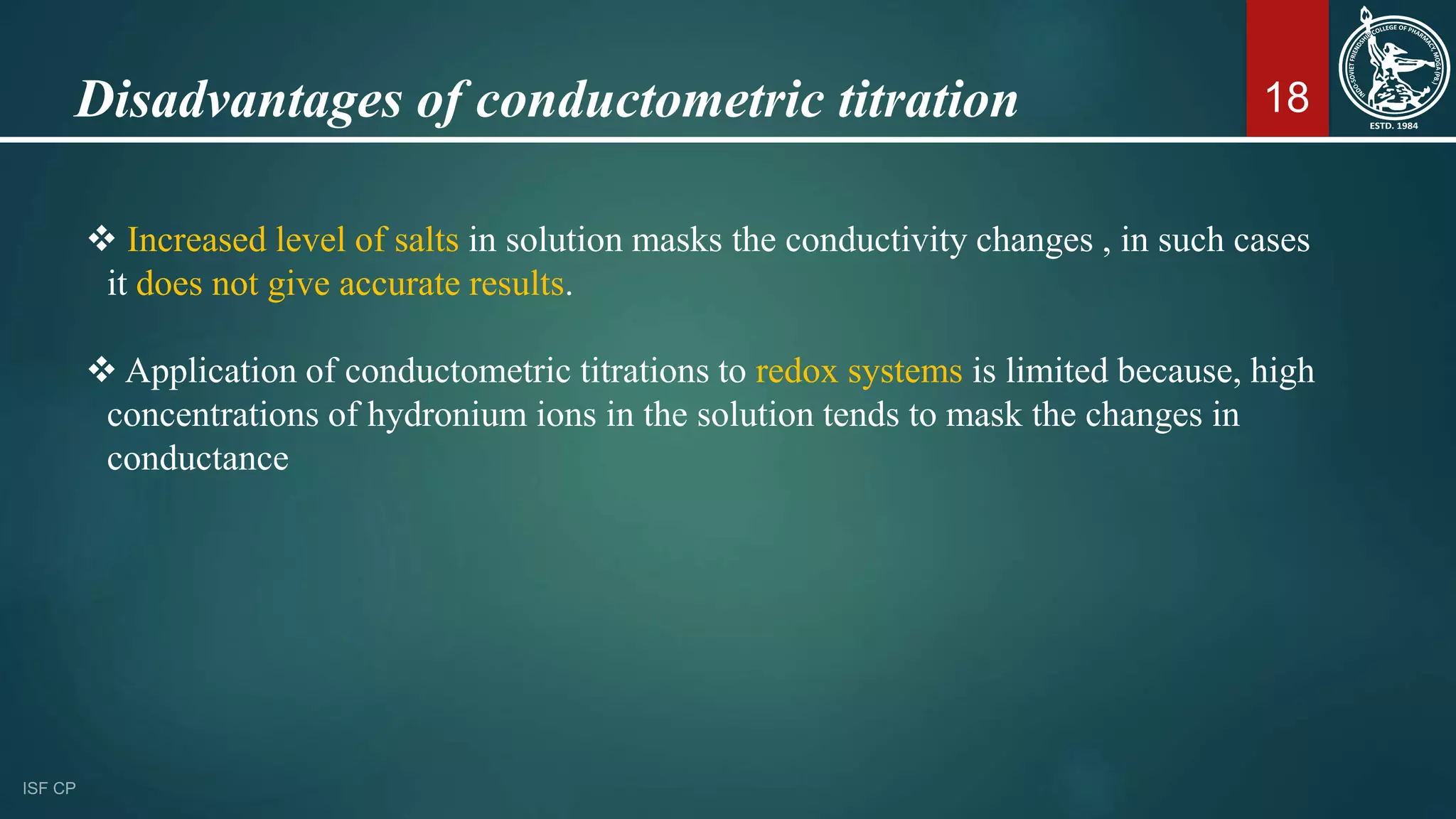 Conductometry | PPTX