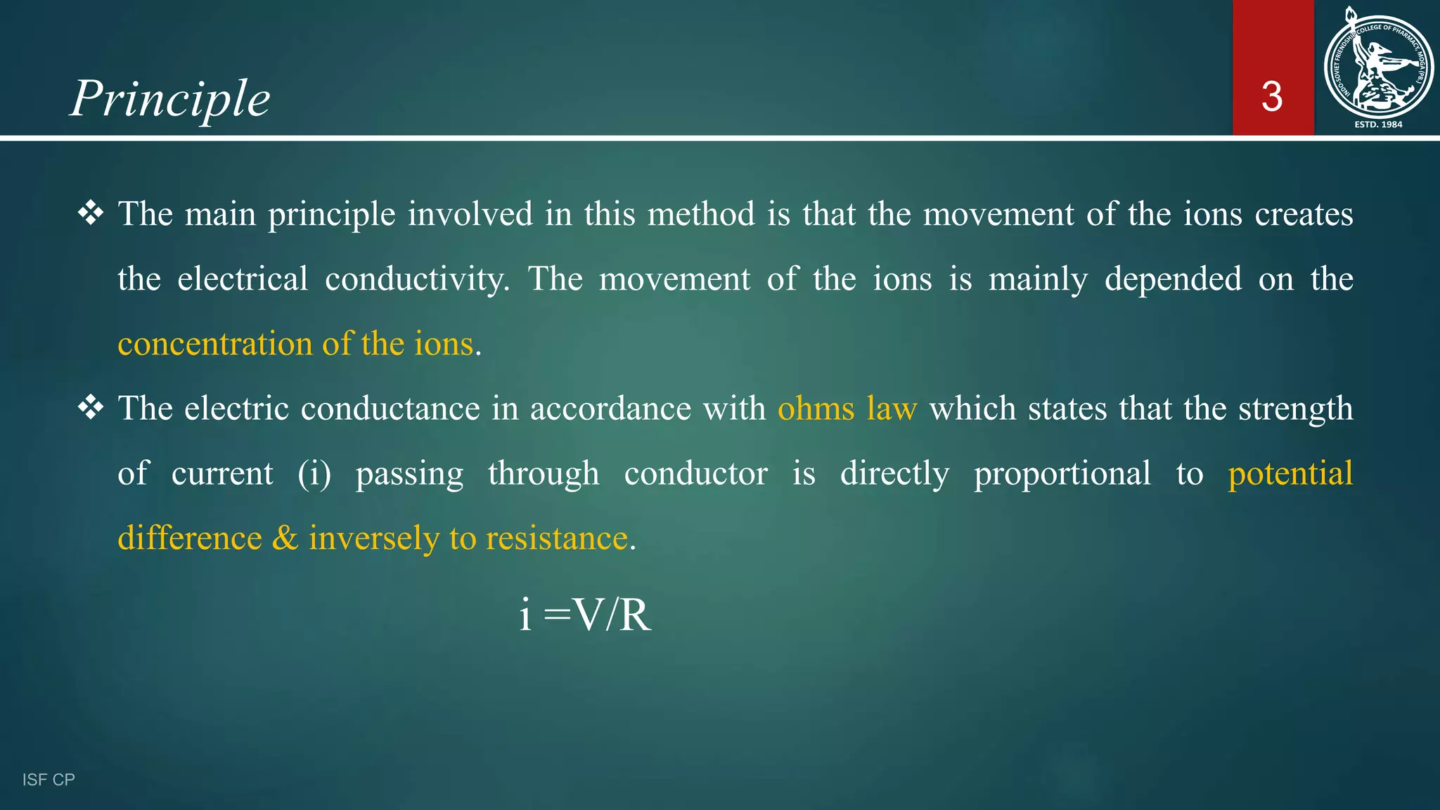 Conductometry | PPTX