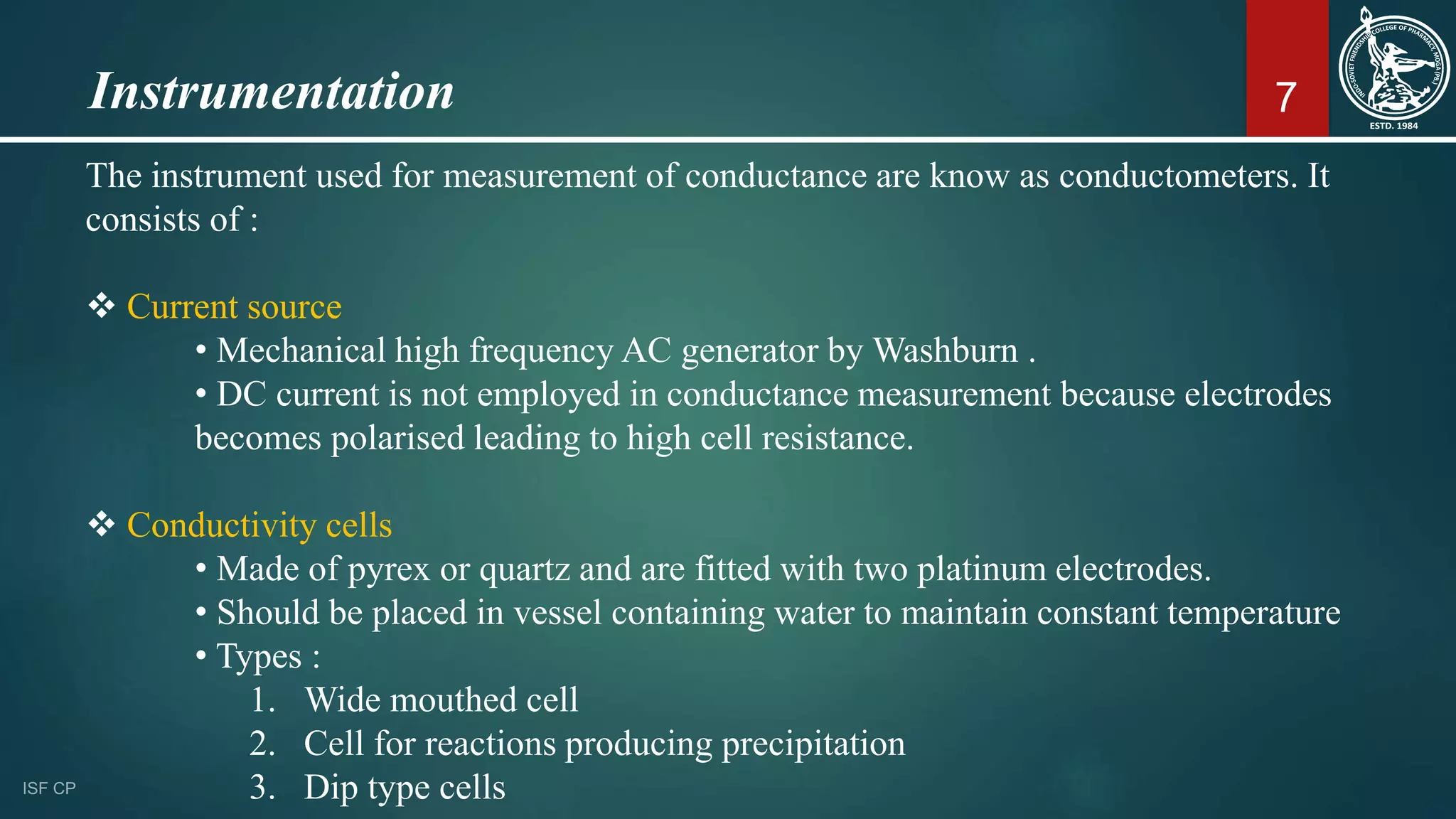 Conductometry | PPTX