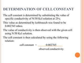 Conductometry | PPTX
