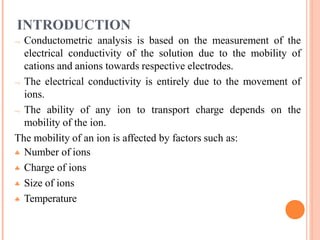 Conductometry | PPTX