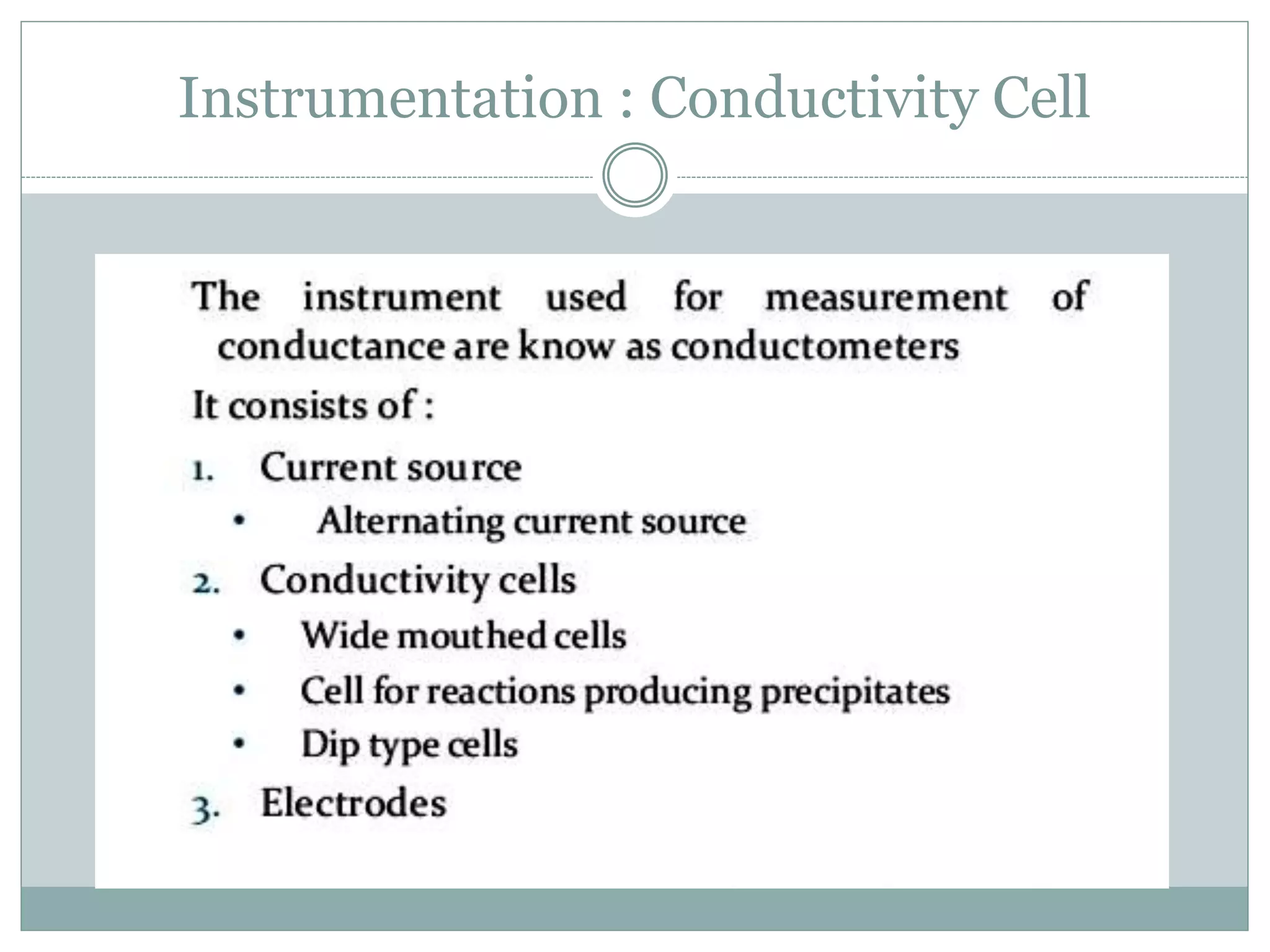 Conductometry | PPTX