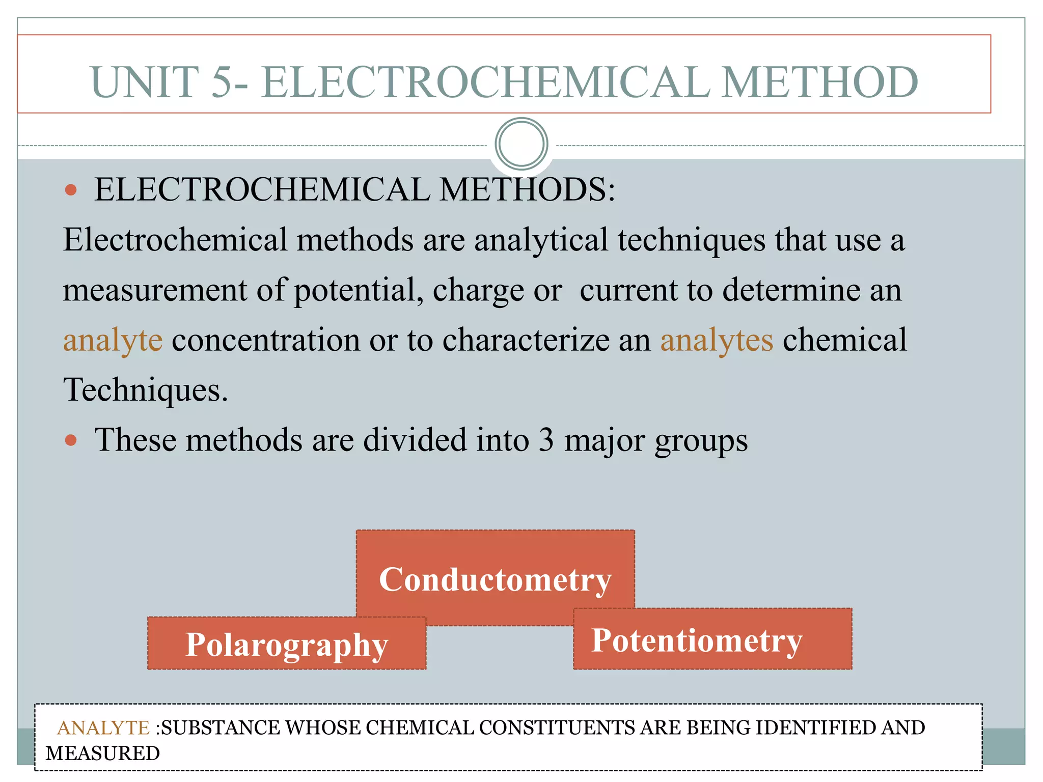 Conductometry | PPTX