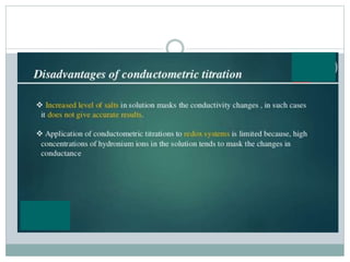 Conductometry | PPTX