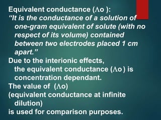 Conductometry- Pharmaceutical Analysis | PPT