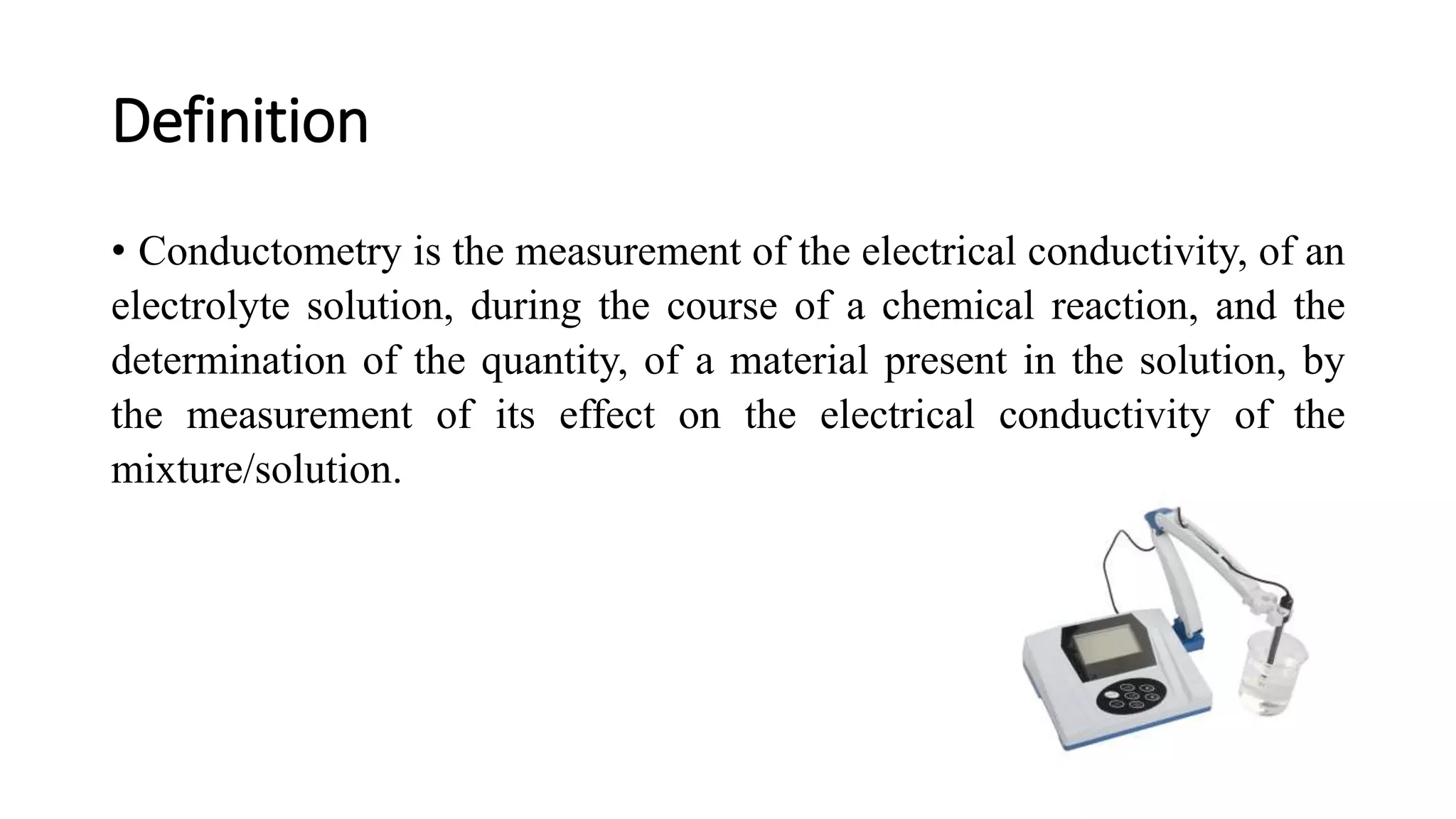 Conductometry | PPTX