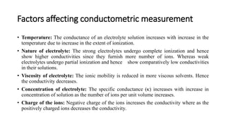 Conductometry | PPTX