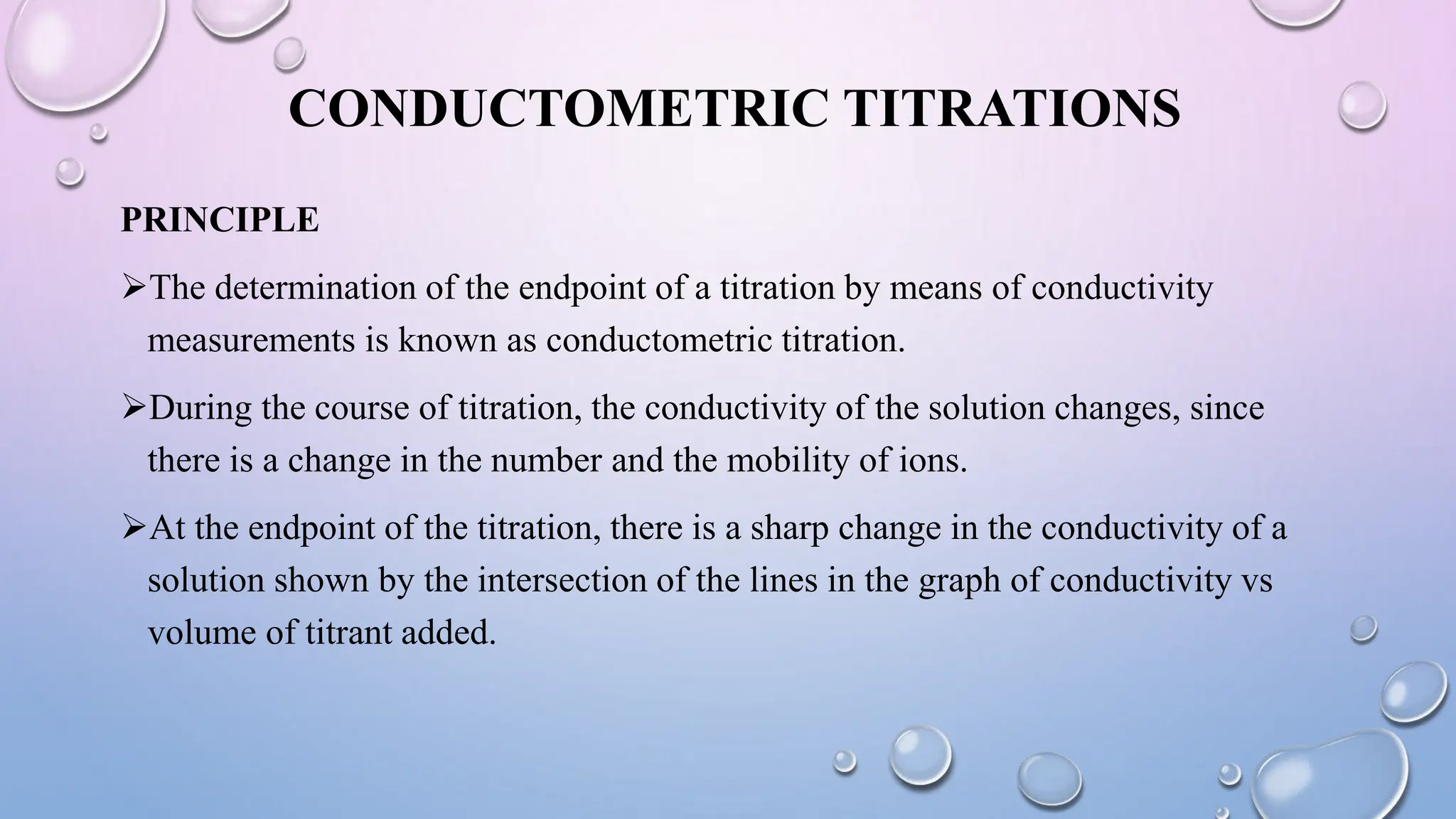 Conductometry Pharmaceutical Analysis BP | PPTX