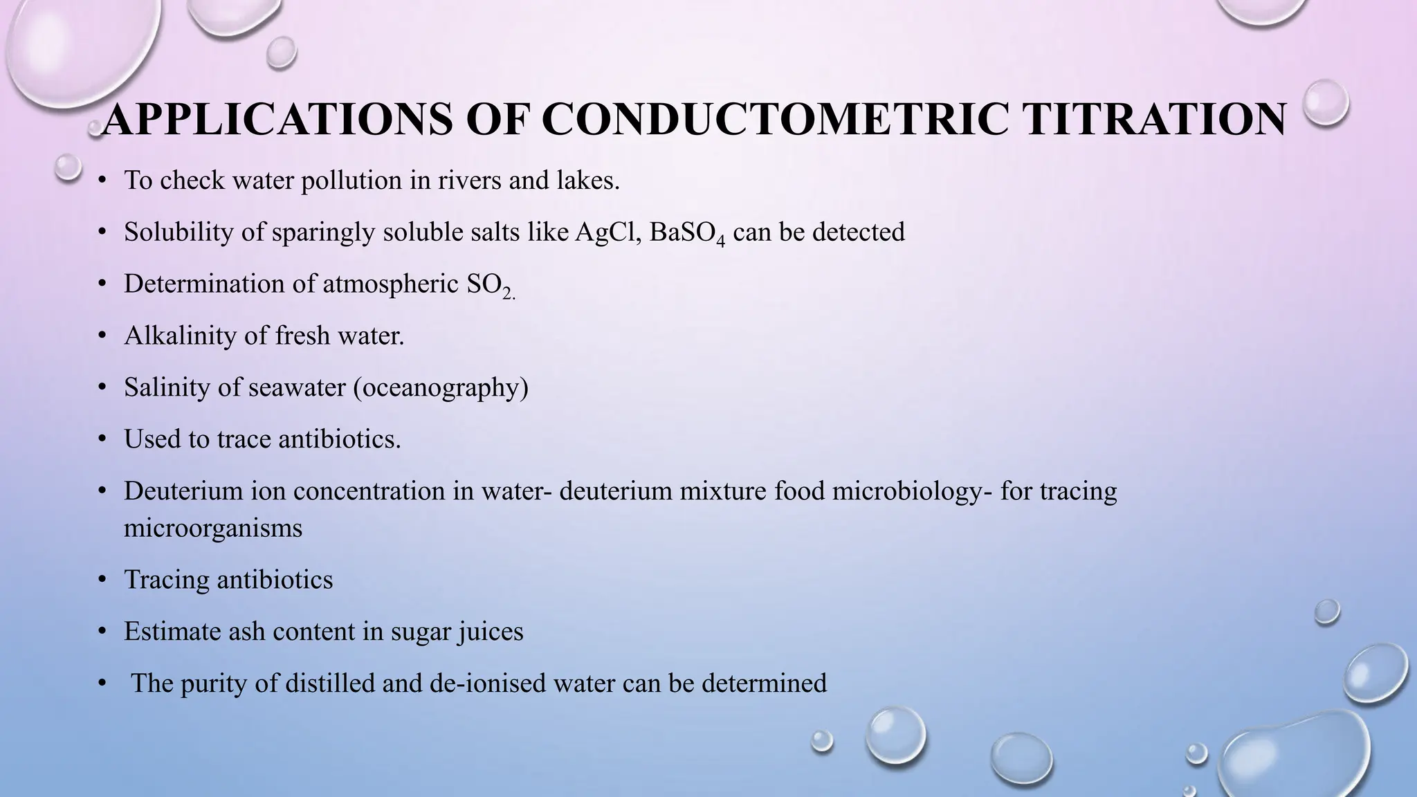 Conductometry Pharmaceutical Analysis BP | PPTX